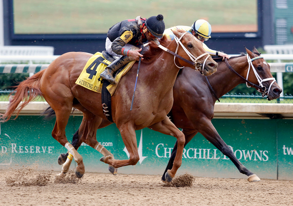 I'm a Looker runs 2nd in Saylorville Stakes - Ten Strike Racing